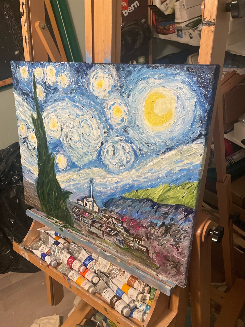Starry Night Reproduction - Etsy