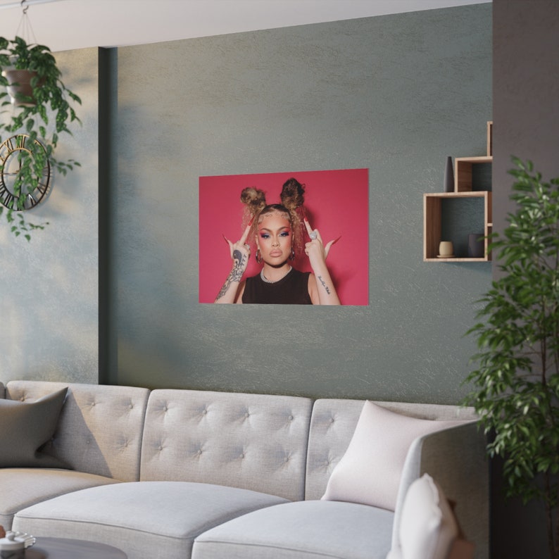 Latto Poster Latto Middle Finger Poster Hip Hop Poster Dorm - Etsy