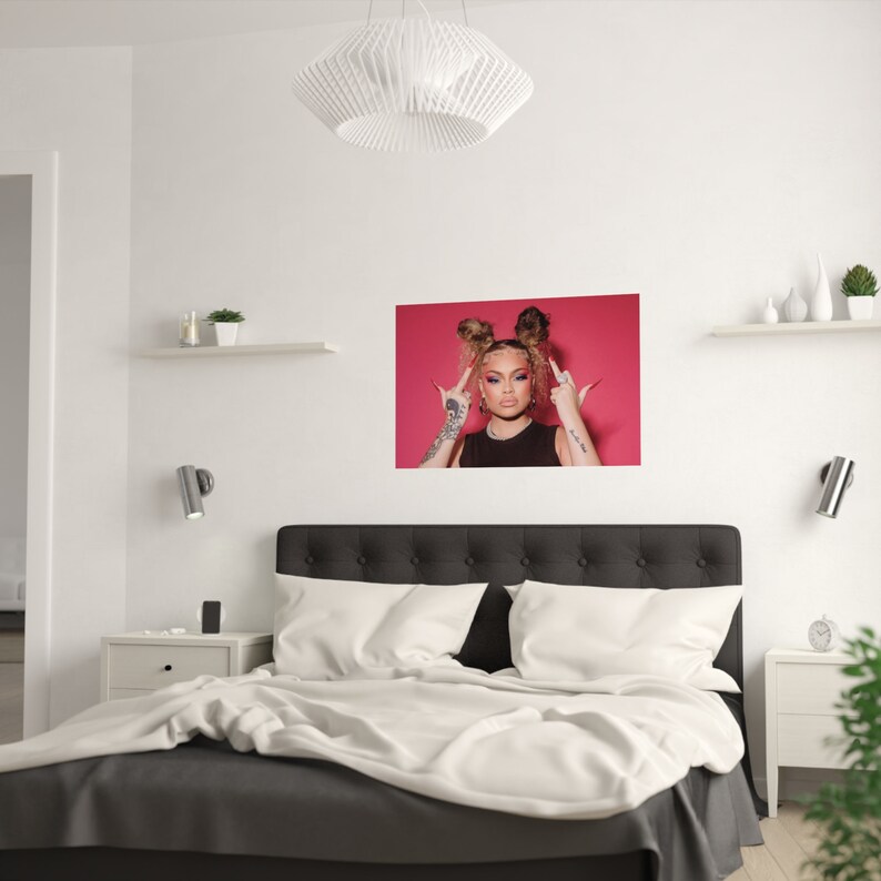 Latto Poster Latto Middle Finger Poster Hip Hop Poster Dorm - Etsy