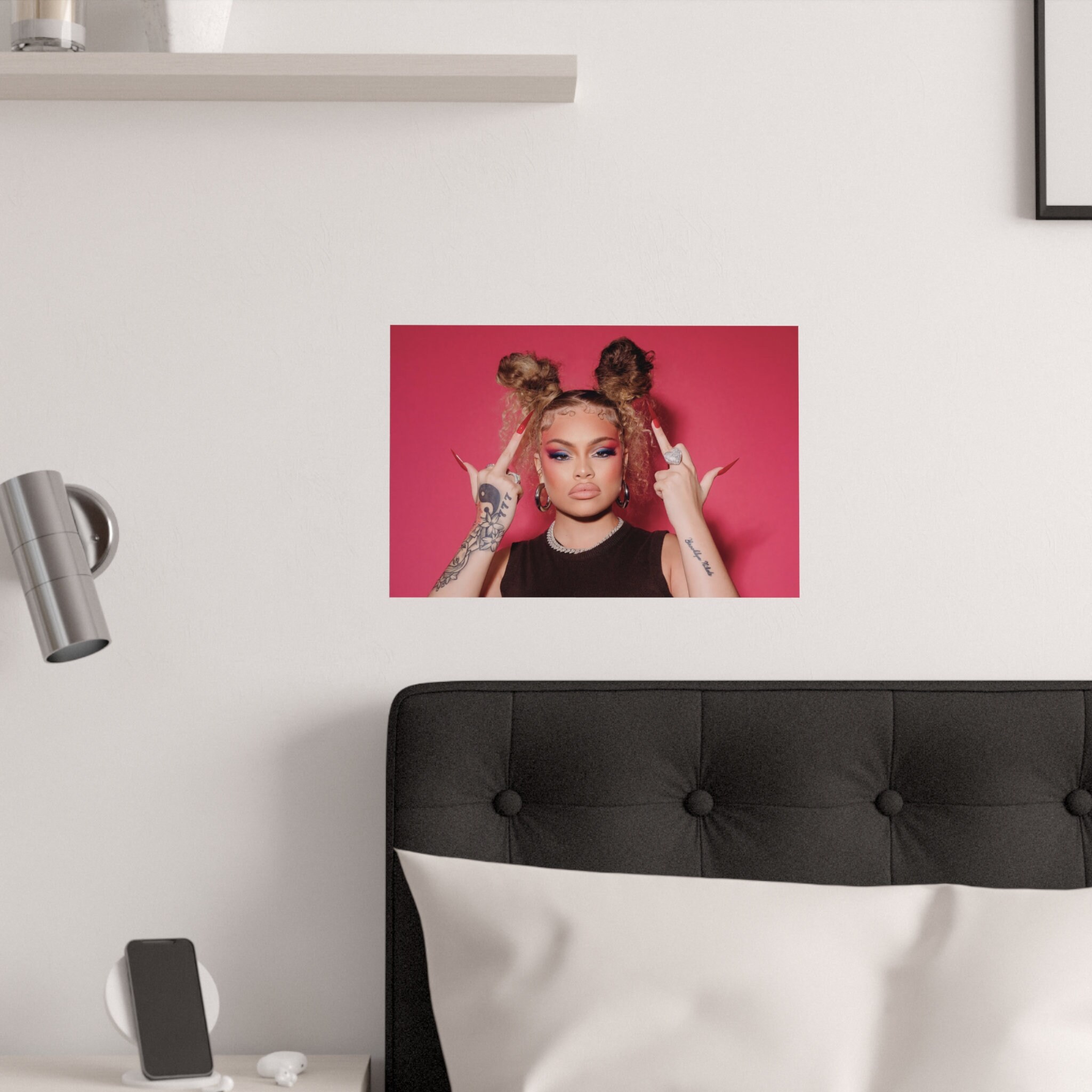 Latto Poster Latto Middle Finger Poster Hip Hop Poster Dorm - Etsy