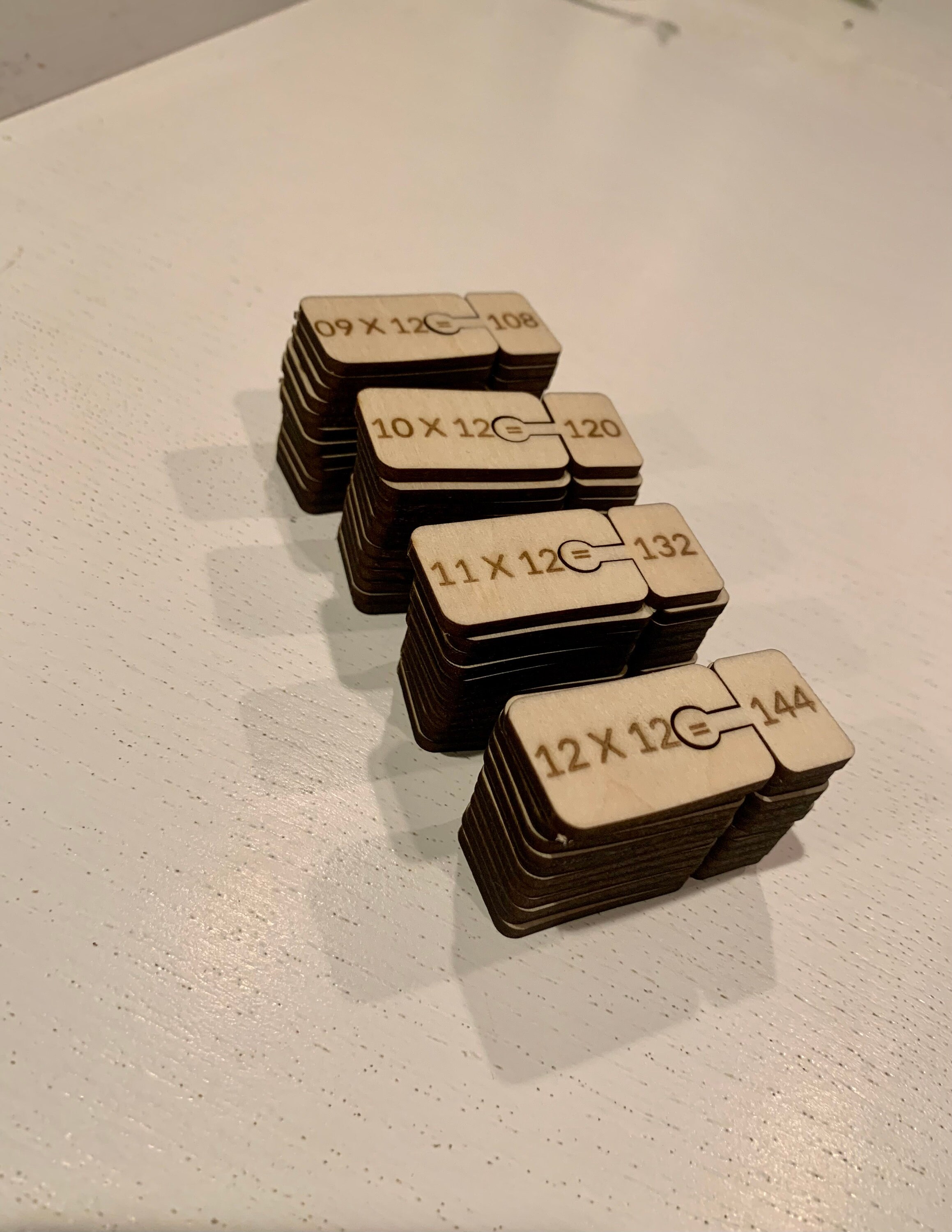 Handcrafted Wooden Times-table Puzzle the Fun Engaging Way - Etsy