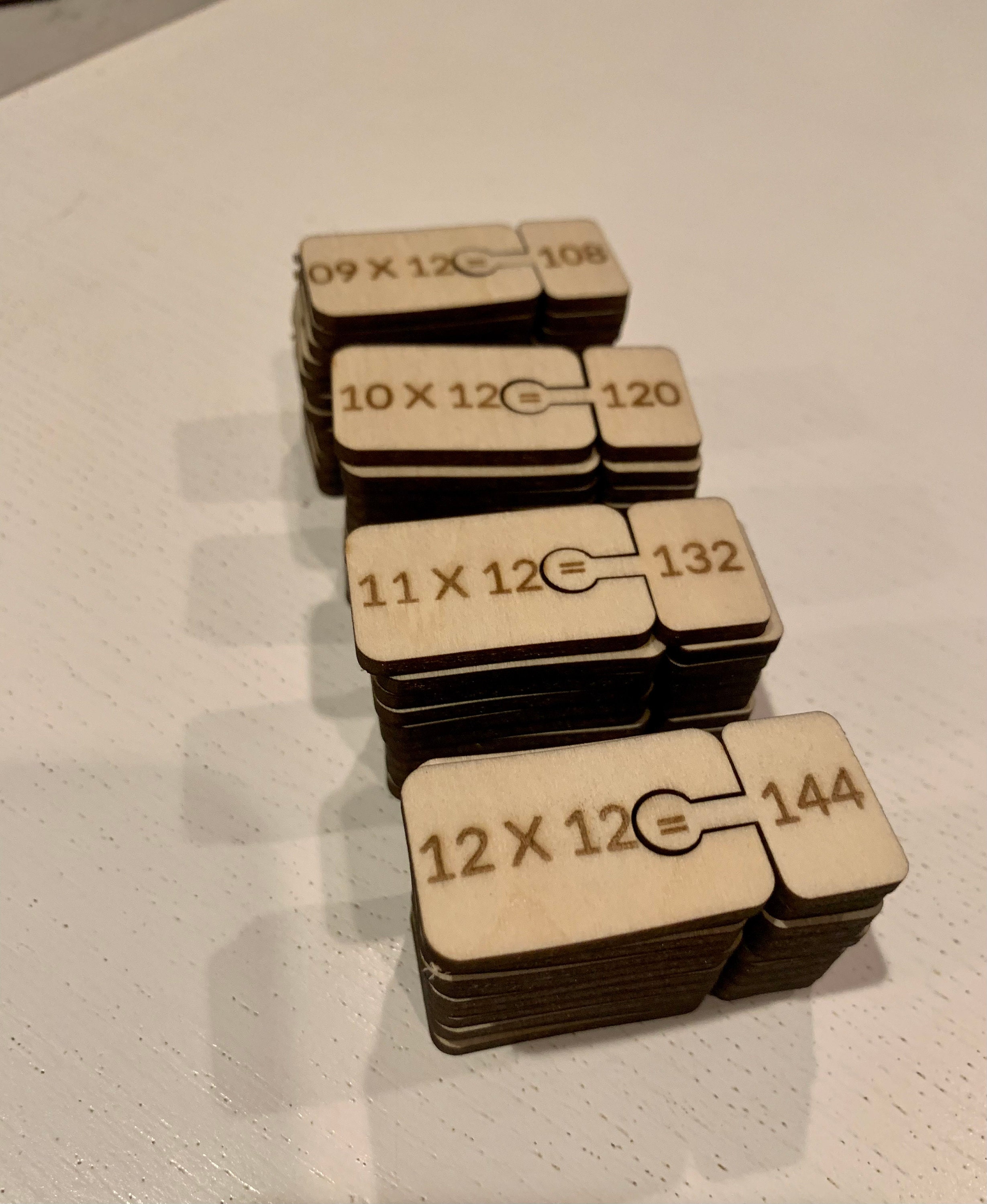 Handcrafted Wooden Times-table Puzzle, the Fun, Engaging Way to Master ...