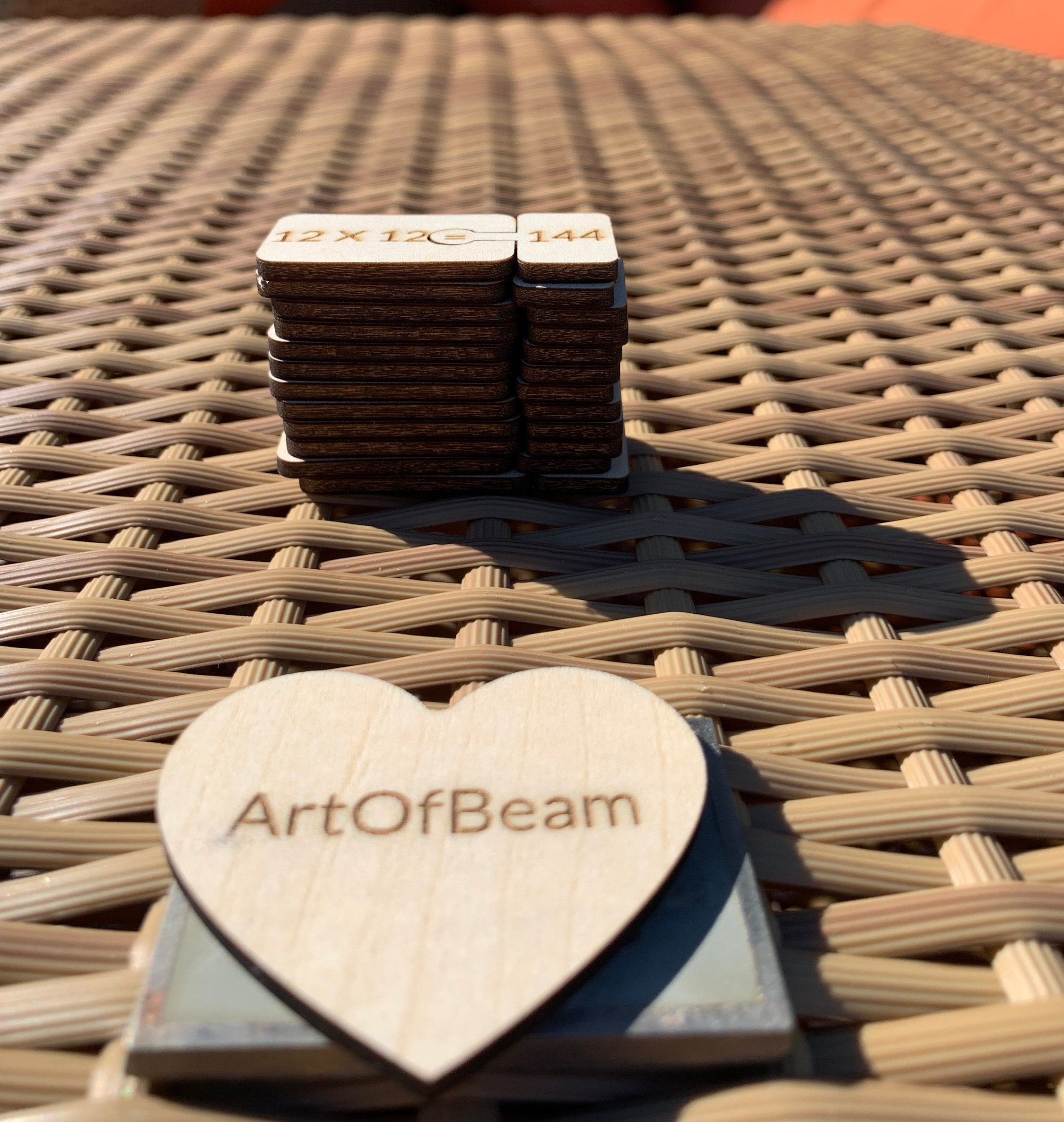 Handcrafted Wooden Times-table Puzzle, the Fun, Engaging Way to Master ...