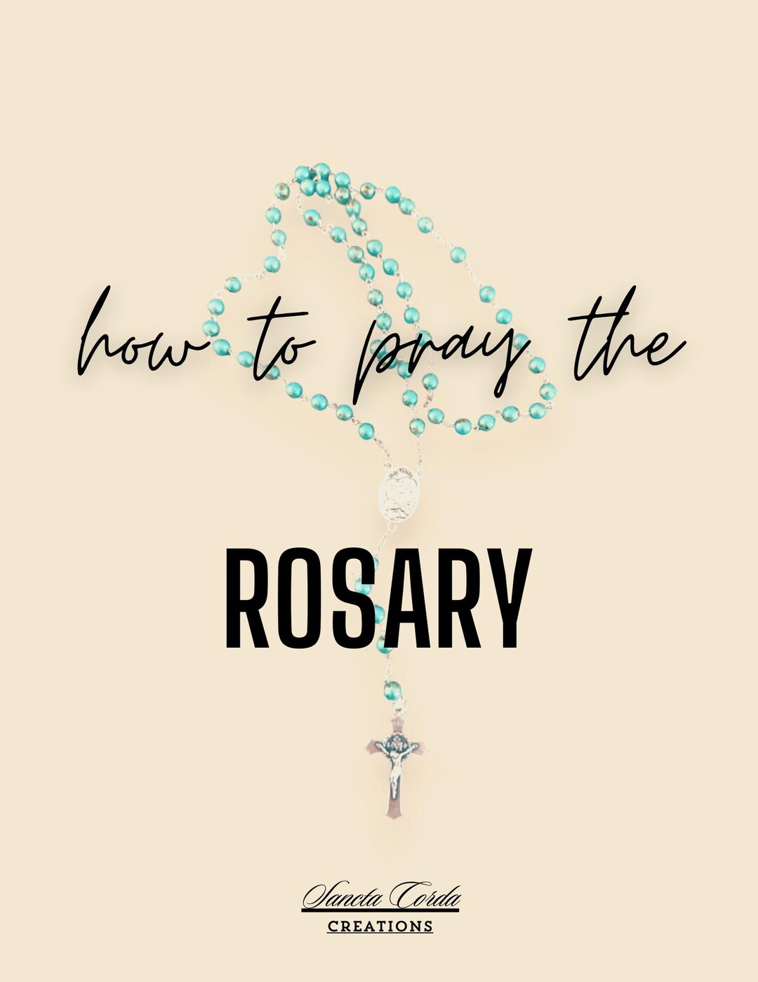 How to Pray the Rosary | Instant Download | Step-by-step Rosary Prayer ...