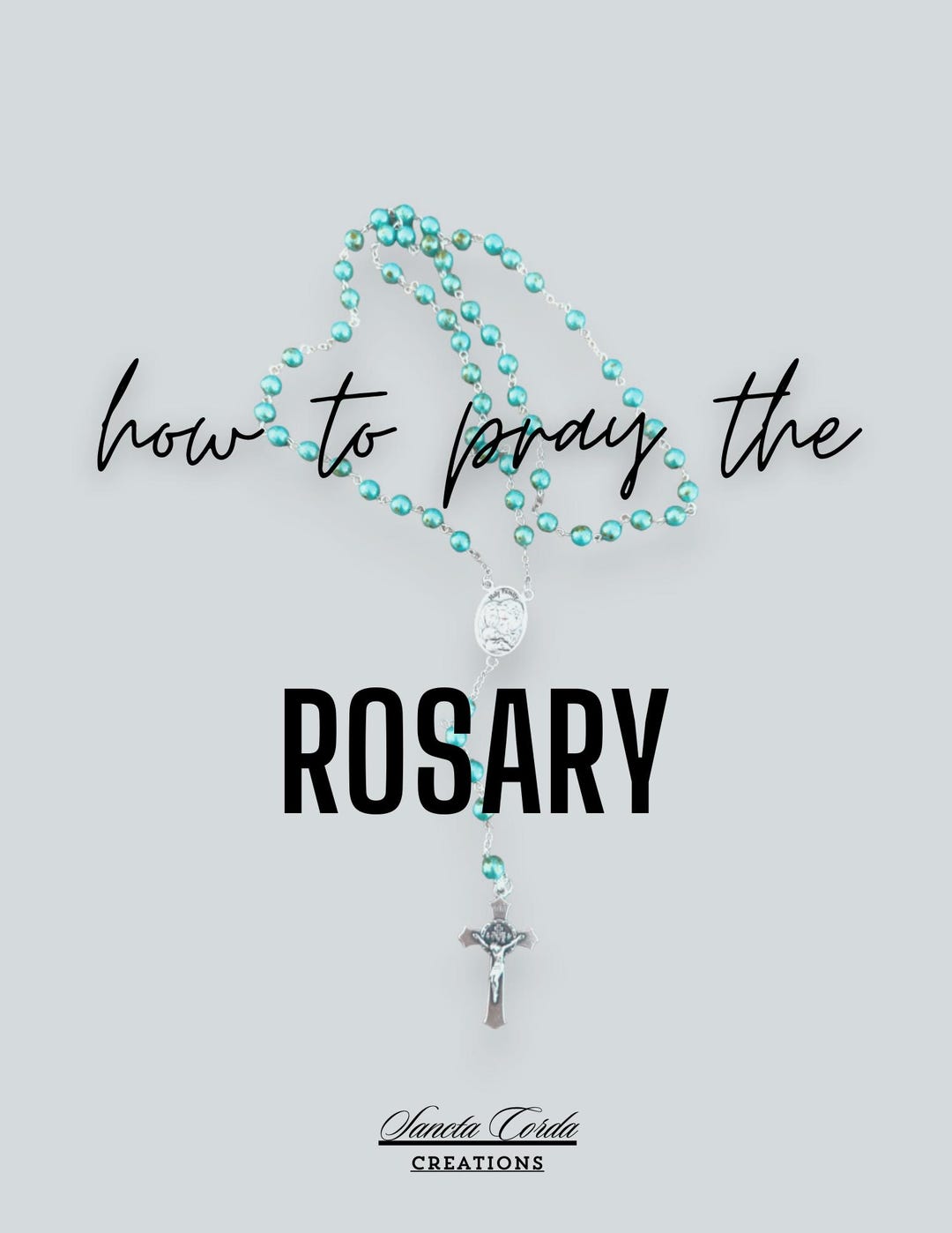 How to Pray the Rosary | Instant Download | Step-by-step Rosary Prayer ...