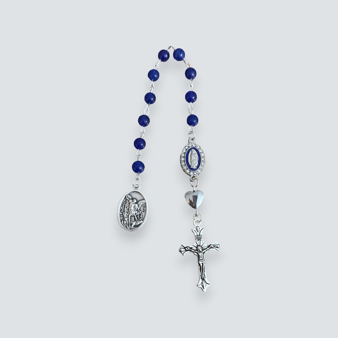 Handmade Decade Rosary | Guardian Angel | Pocket Rosary | Catholic ...