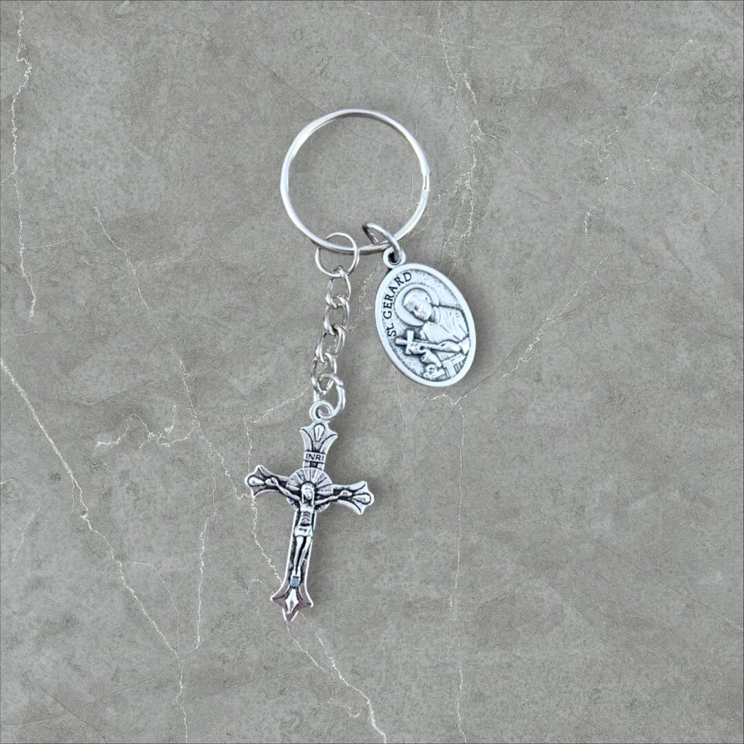 Saint Gerard Key Chain St Gerard Keychain Handmade Keychain Saint ...