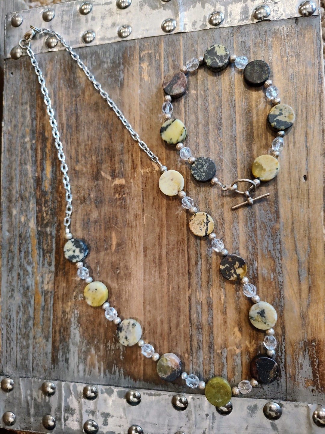 Tri-colored Jewelry Set - Etsy