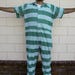 Jail Prison Inmate Jumpsuit ICS Waco Green & White Stripe Costume New ...