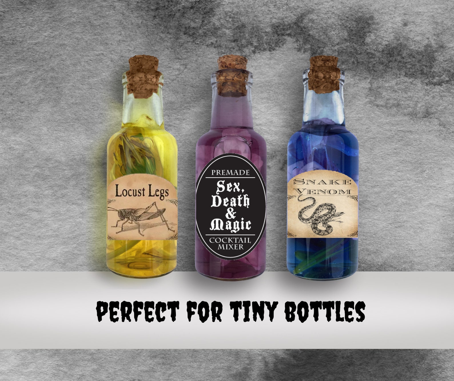 80 Mini Apothecary Potion Labels, Wizard Potion Labels Printables ...