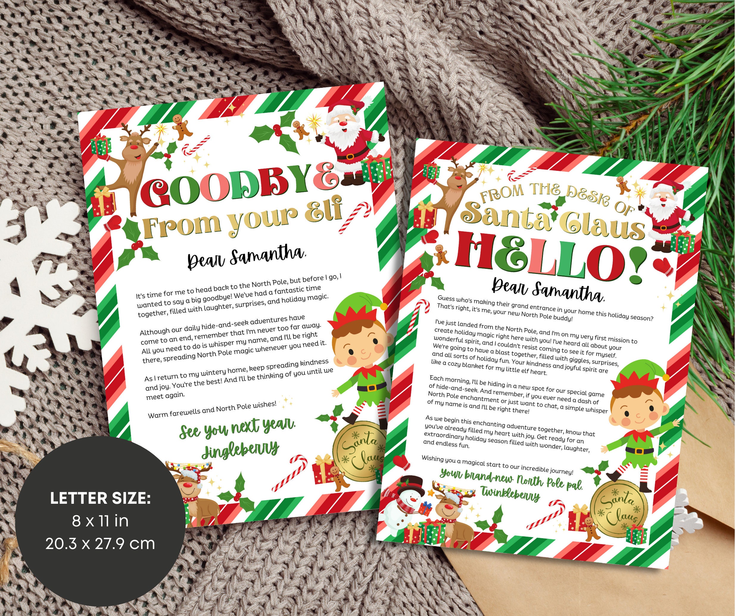Editable First Time Elf Arrival Letter Downloadable Elf - Etsy