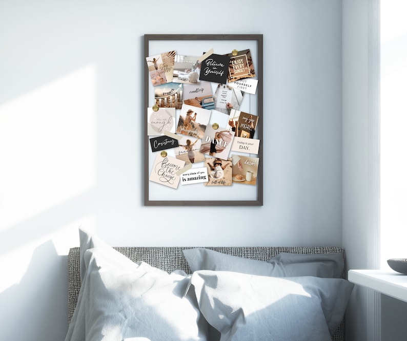 Vision Board Printable 2024, Vision Board Party Kit, Motivational ...