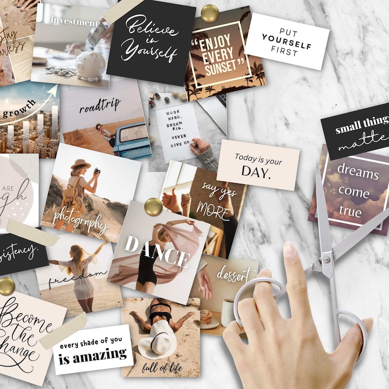 Vision Board Stickers - Etsy