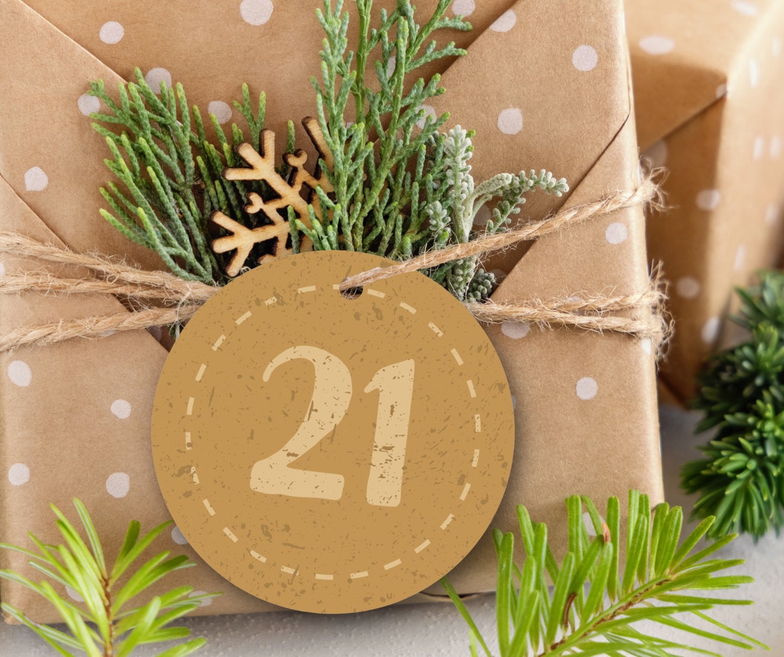 Advent Calendar, Christmas Numbers, December Daily, Countdown, Advent ...