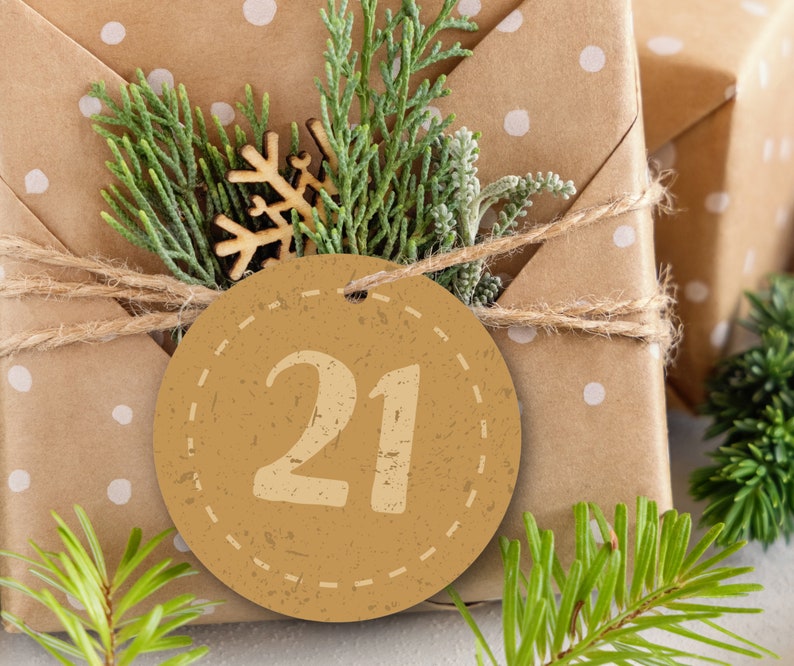 Advent Calendar, Christmas Numbers, December Daily, Countdown, Advent ...