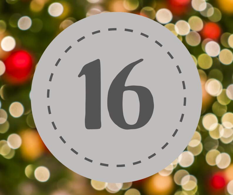 Advent Calendar, Christmas Numbers, December Daily, Countdown, Advent ...