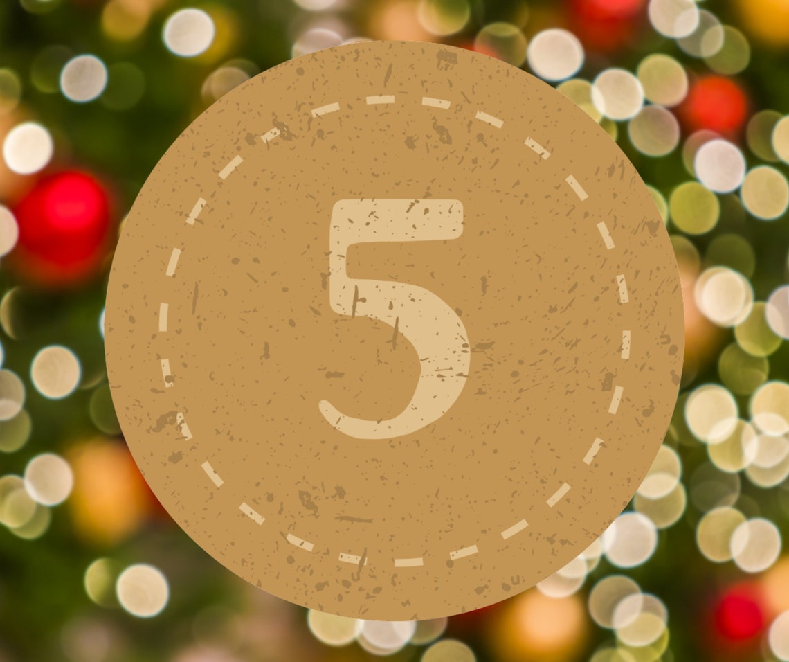 Advent Calendar, Christmas Numbers, December Daily, Countdown, Advent ...