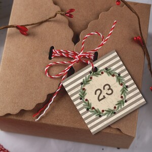 Advent Calendar, Christmas Numbers, December Daily, Countdown, Advent ...