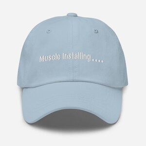 Muscle Installing Custom Hat Gym Gifts for Men Women BFF Gym Bros ...