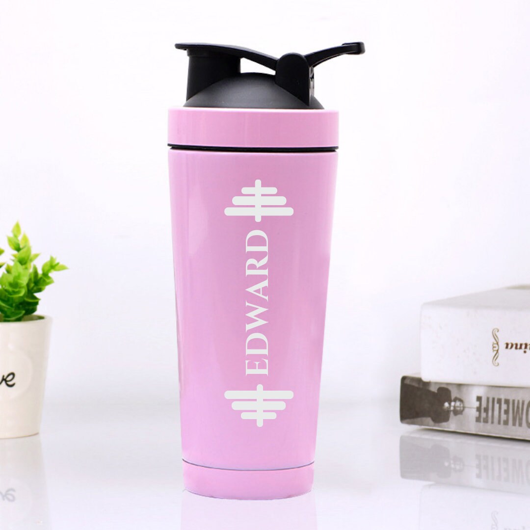Workout Gift Bottle Barbell Personalized Name Birthday Gifts Gym Lovers ...