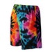 Rainbow Blend Unisex Mesh Shorts| Bold and Bright Tie Dye Shorts for ...