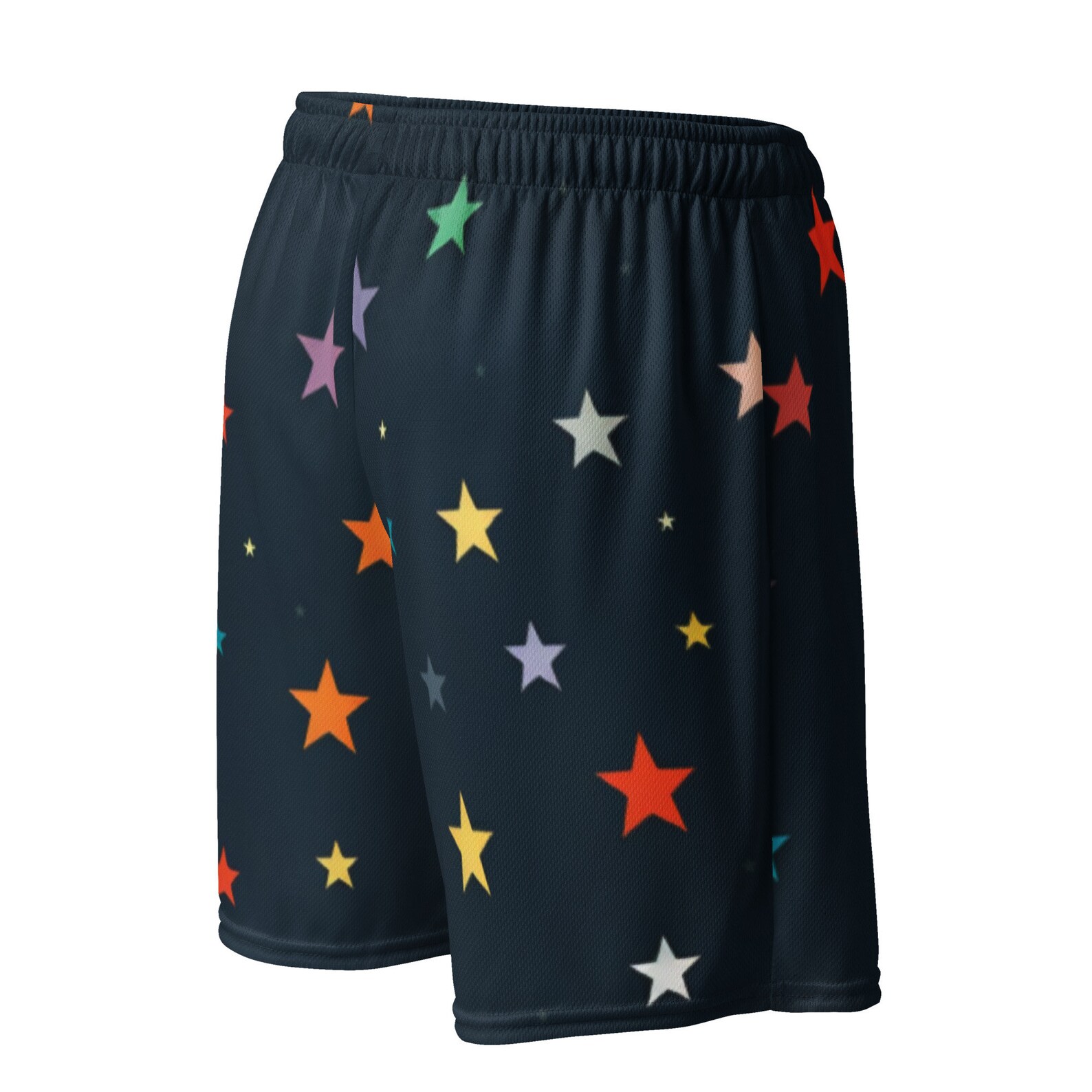 Stars Blue Unisex Mesh Shorts | Magical Stars Shorts for Men Women ...