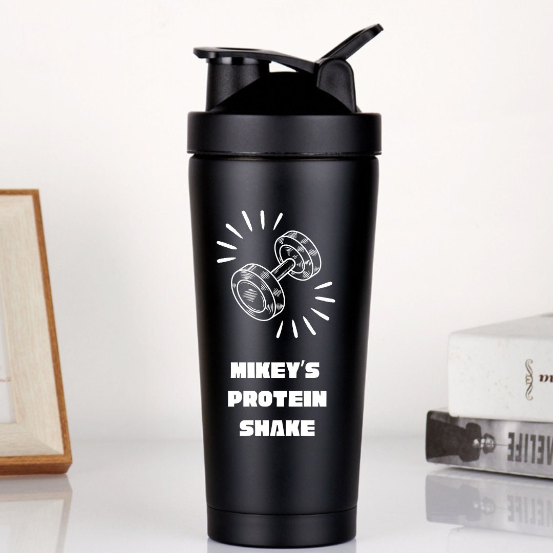 Protein Shaker Bottle | Muscle Men Gym Bro Workout Gifts Protein Shaker ...