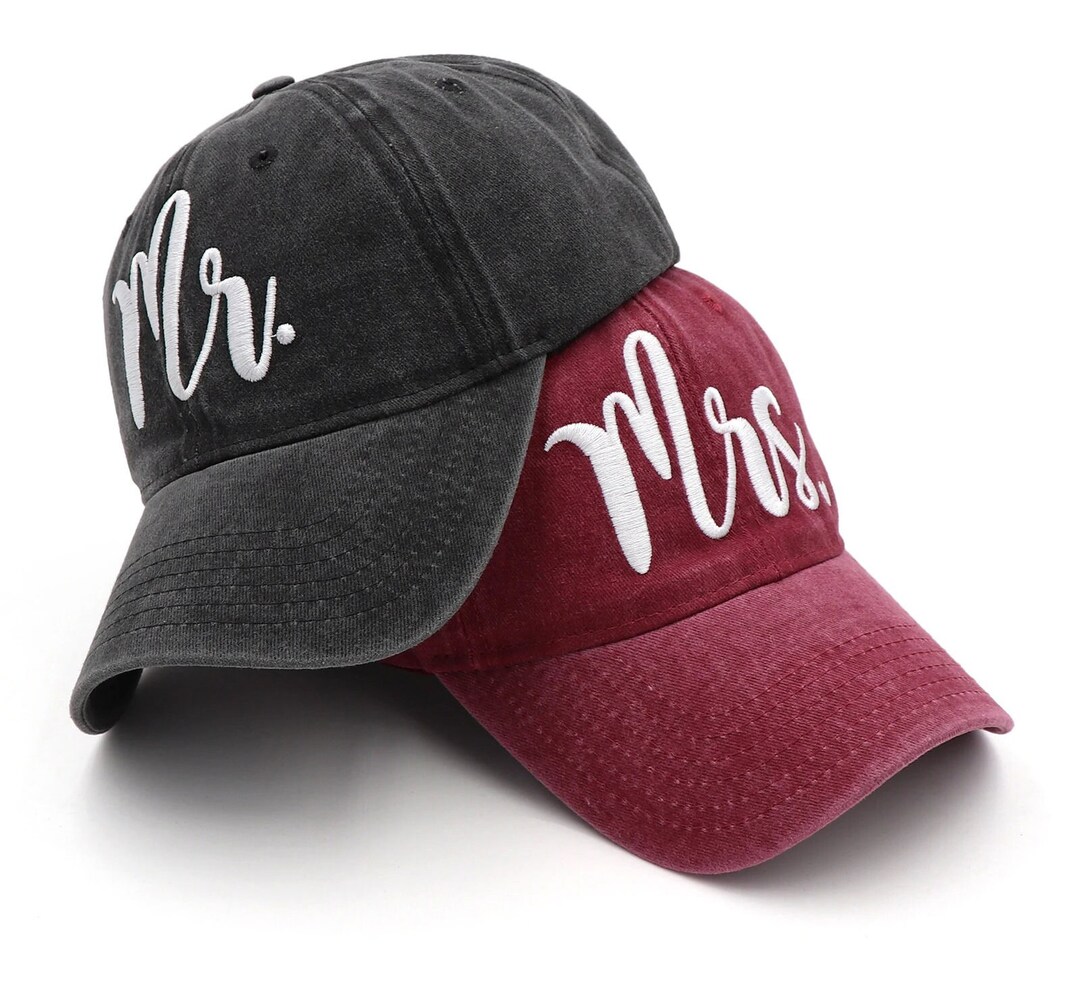 Mr. and Mrs. Hats, Custom Hats for Couples, Custom Wedding Hats ...