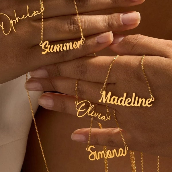 Personalized Name Necklace - Etsy