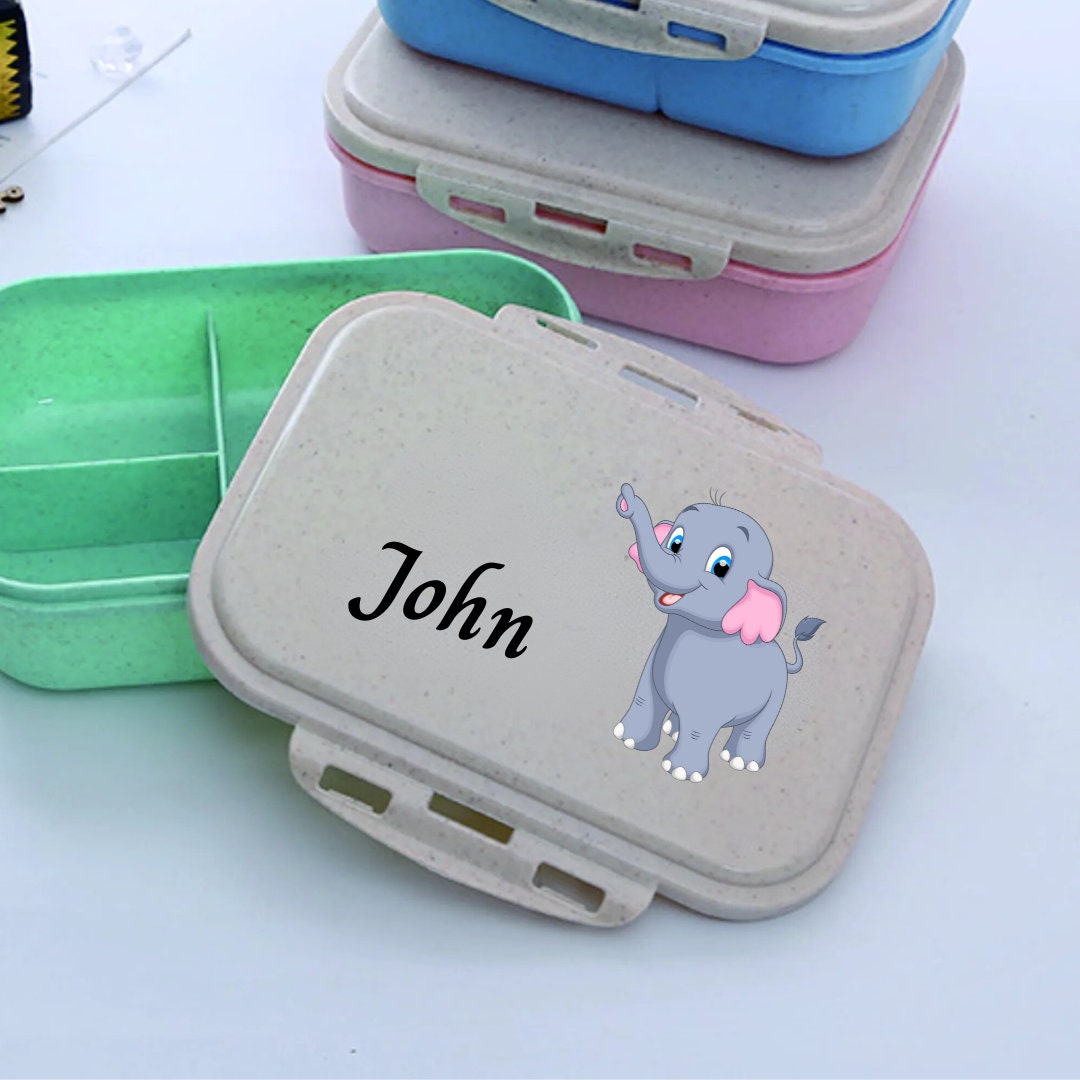 Personalized Lunch Box Children Custom Name Lunch Box for Kids Bento ...