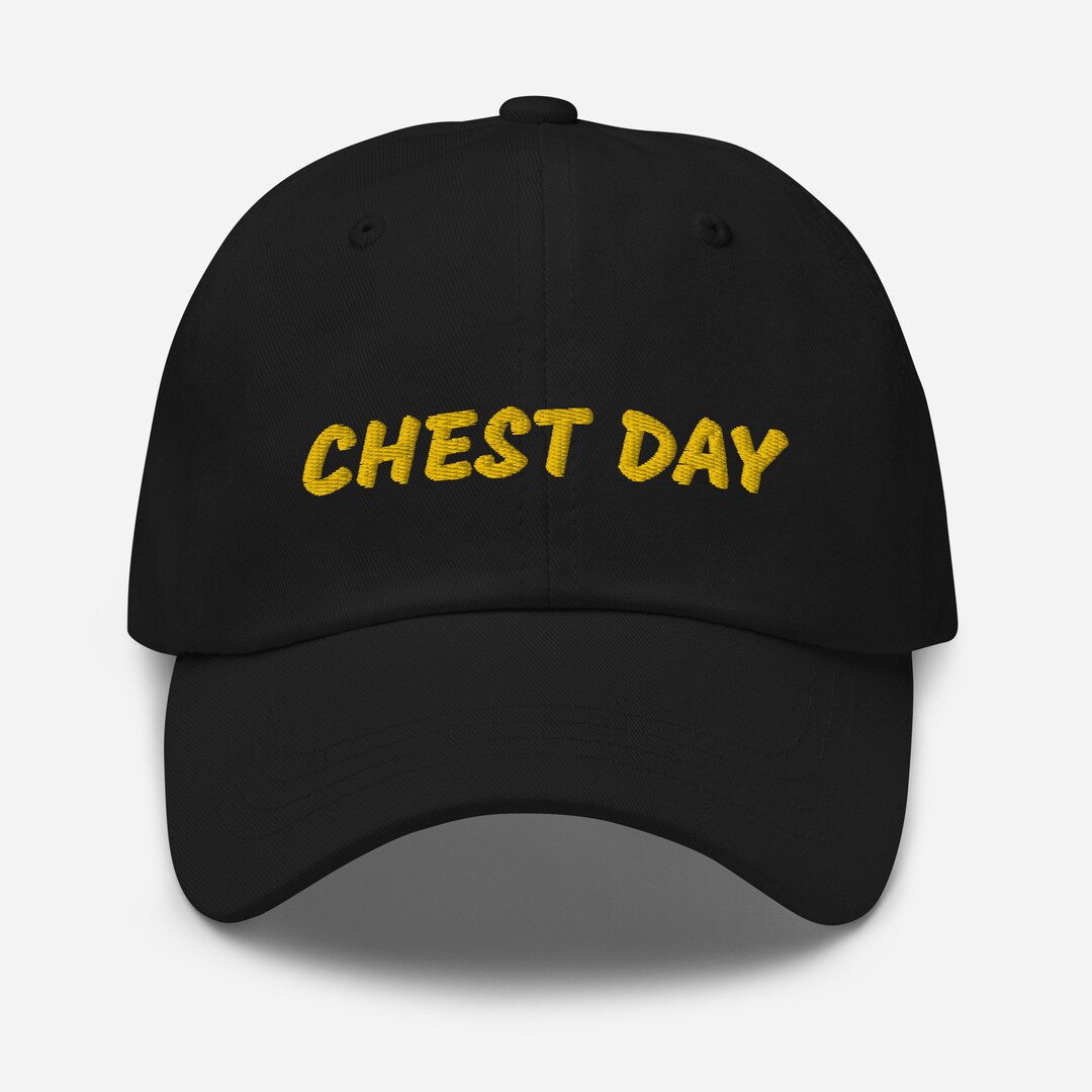 Chest Day Gym Hat | Gym Gifts for Men Women BFF Gym Bros, Bodybuilder ...