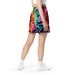 Rainbow Blend Unisex Mesh Shorts| Bold and Bright Tie Dye Shorts for ...