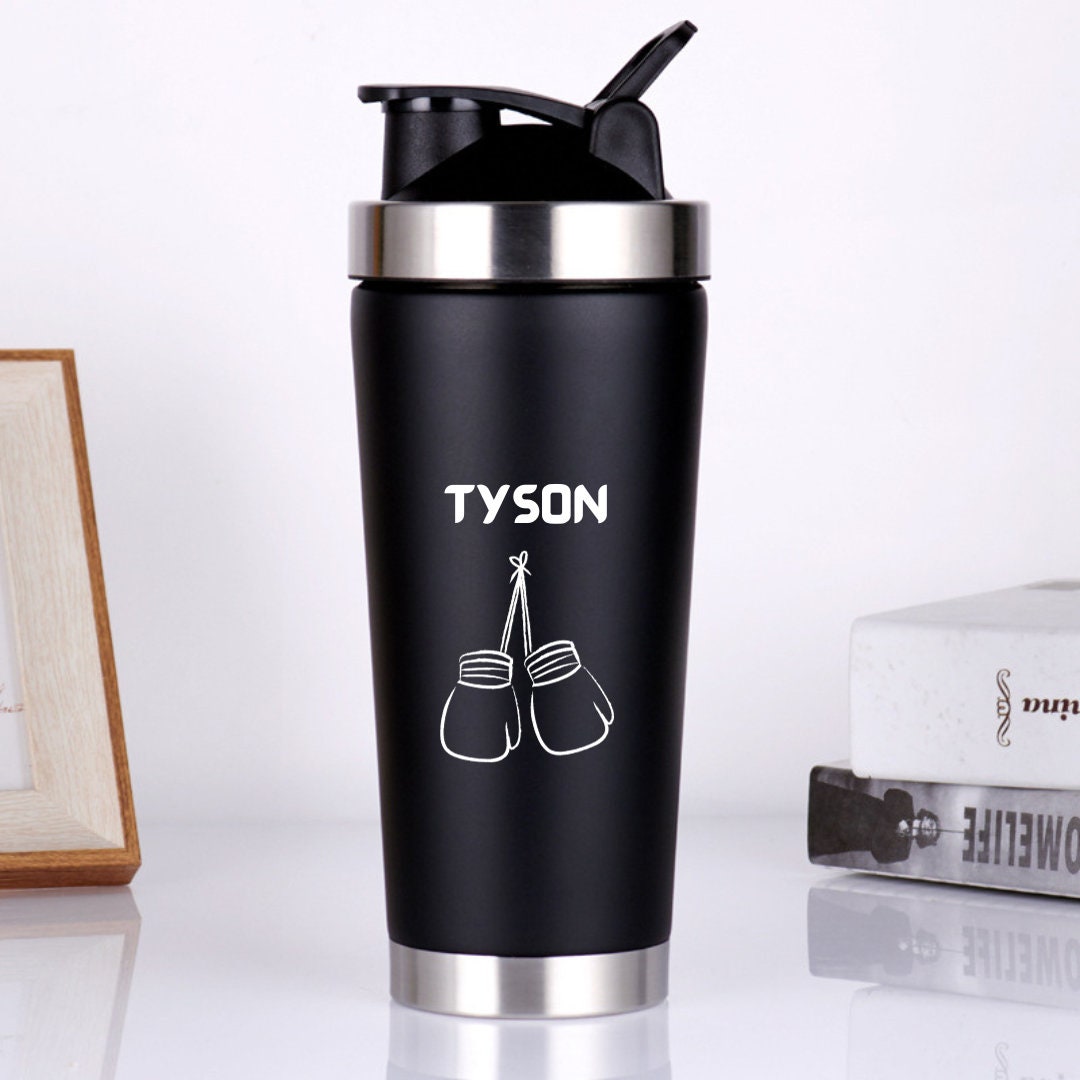 Boxing Tumbler Boxing Lover Gifts Custom Name Boxing Protein Shaker ...