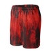 Retro Flame Red Unisex Mesh Shorts Bold and Bright Tie Dye Shorts for ...