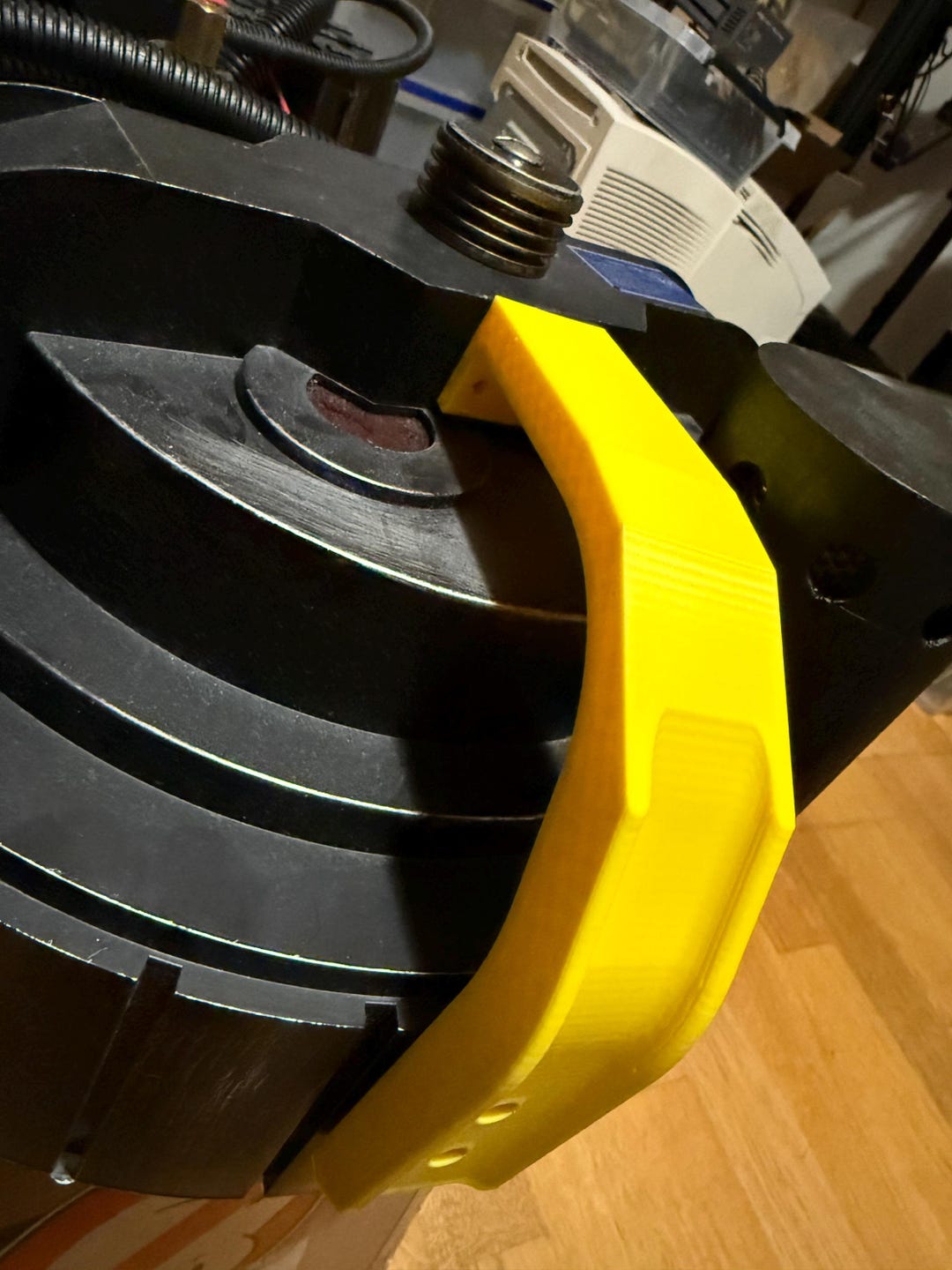3D Printed Proton Pack Tri Bumper - Frozen Empire Edition (raw PLA ...