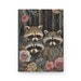Personalized Raccoon Journal, Nature Lover, Forest Notebook, Flowers ...
