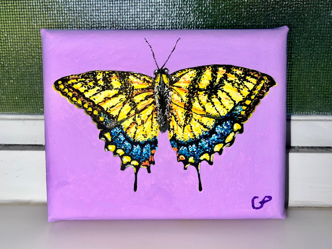 Tiger Swallowtail Butterfly Painting - Etsy