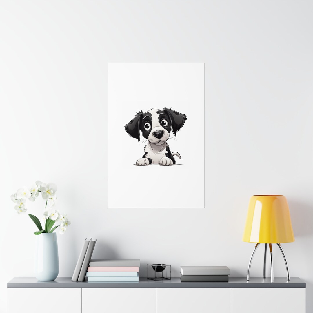 Puppy Dog Print, Dog Prints, Wall Decor, Posters, Dog Art Print, Animal ...