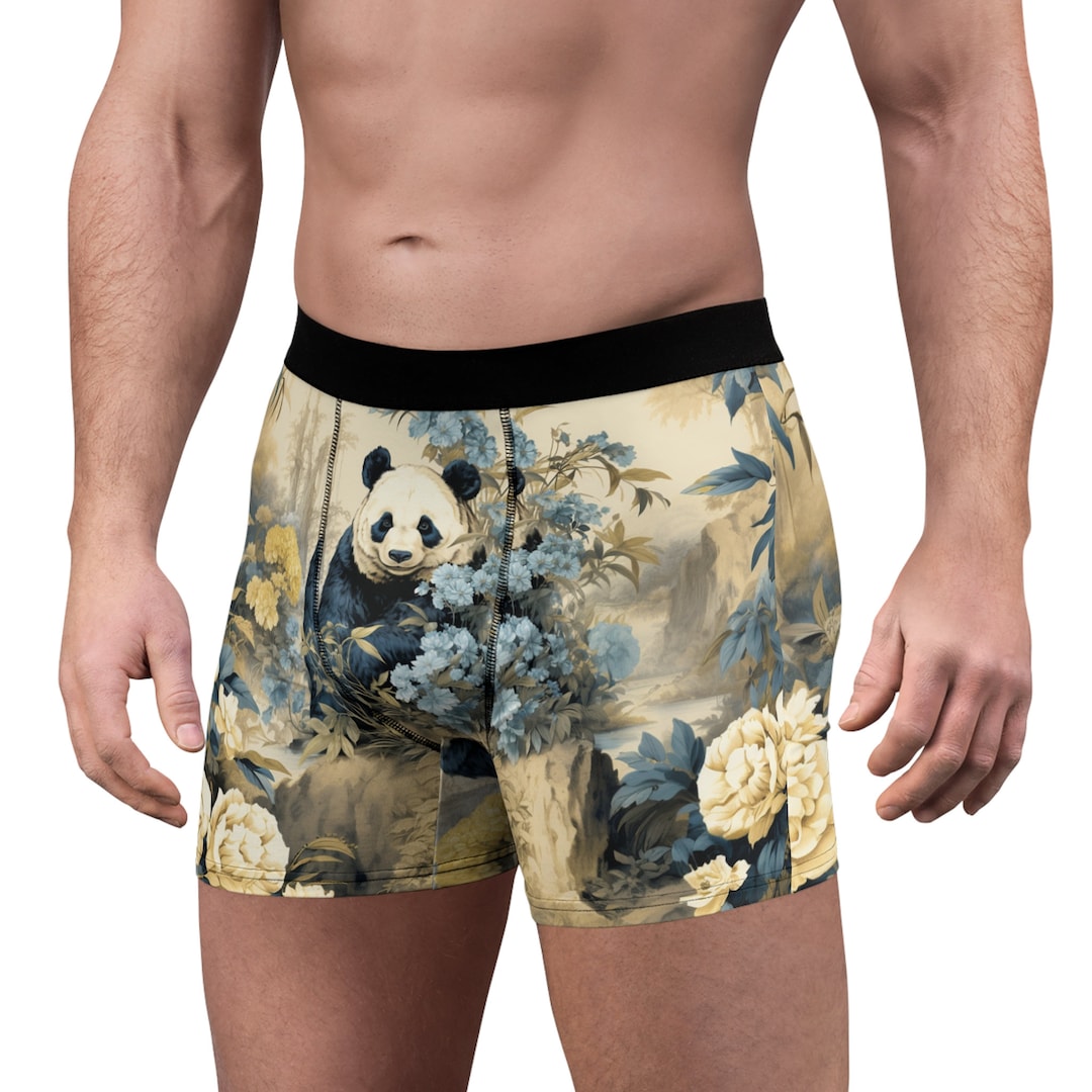 Koala Floral Boxer Briefs Playful Mens Underwear With Nature-inspired ...