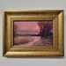 Framed Sunset Painting Small Original 4x6 Soft Pastel on Paper ...
