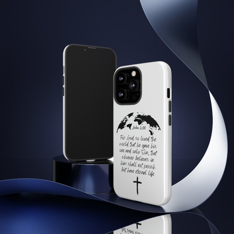Jesus so Loved the World Tough Phone Cases, Christian Phone Case ...