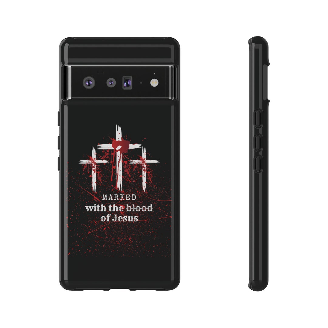 Marked With the Blood Tough Phone Cases, Faith Phone Case, Christmas ...