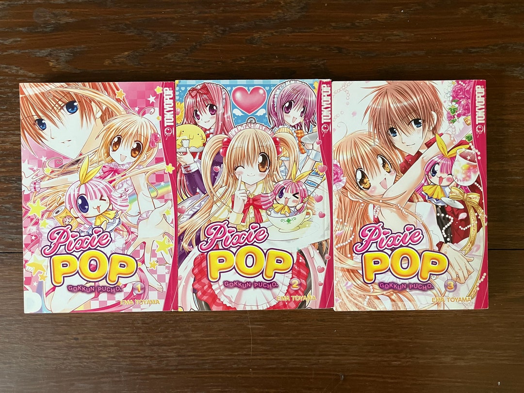 Vintage pixie Pop Manga by Ema Toyama From 2004 Full Set, 3 Volumes, English Translation - Etsy
