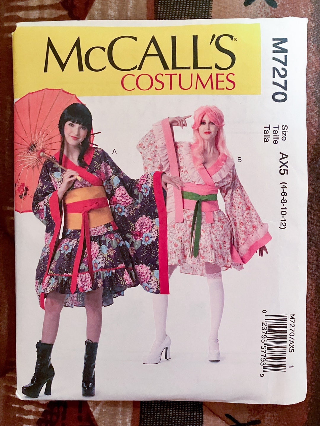 Mccall's Costume Pattern M7270 Perfect for Anime Cons, Cosplay, and ...