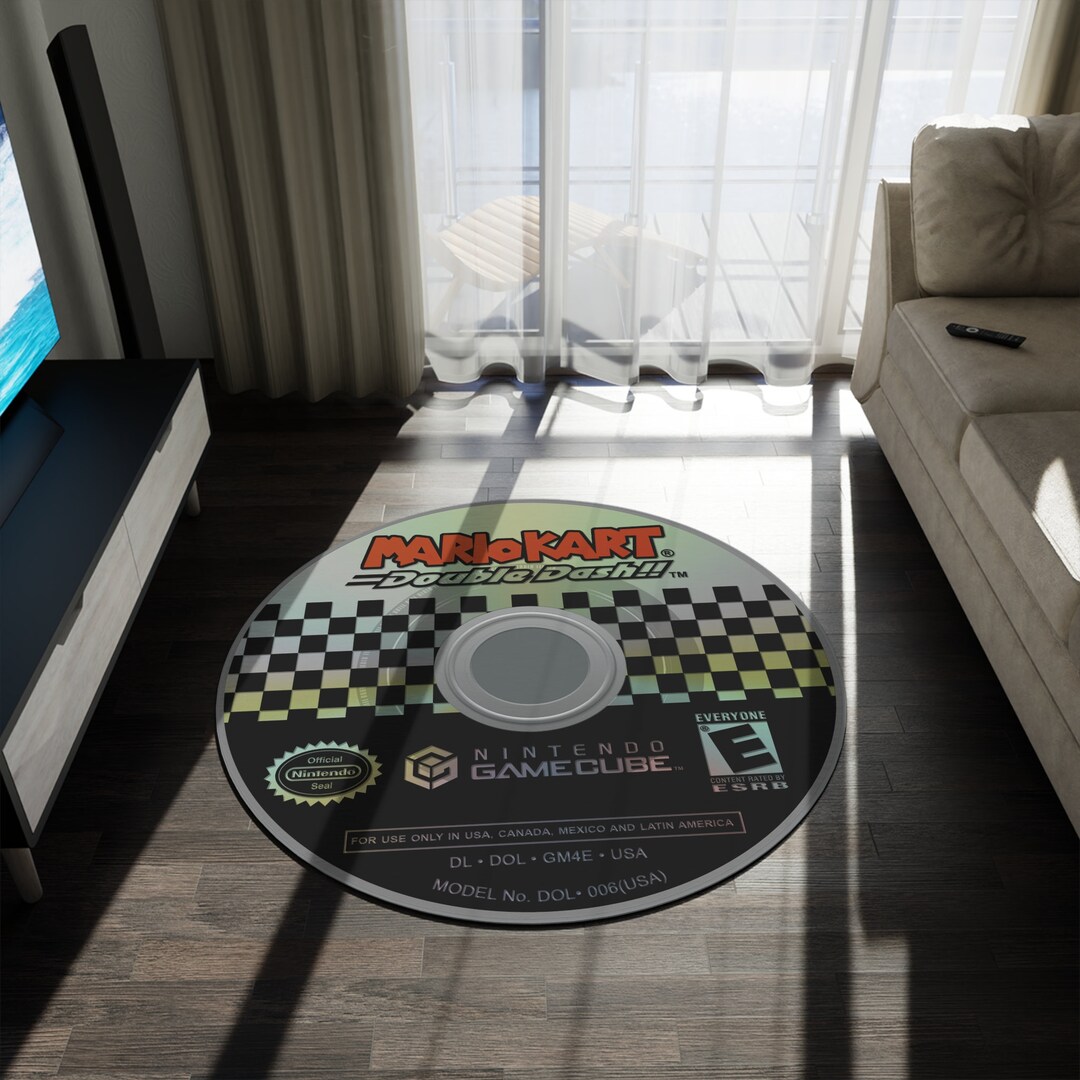Mario Kart Double Dash Rug, Mario Carpet, Game Cube Rug, Mario Cart ...