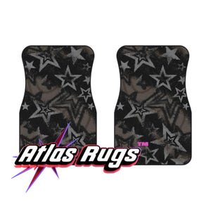 Star Mix Car Floor Mats, Emo Car Accessories, Star Gifts for Him, Goth ...