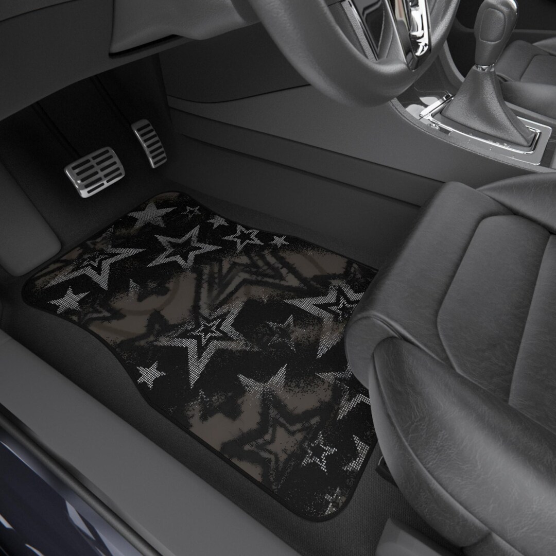 Star Mix Car Floor Mats, Emo Car Accessories, Star Gifts for Him, Goth ...
