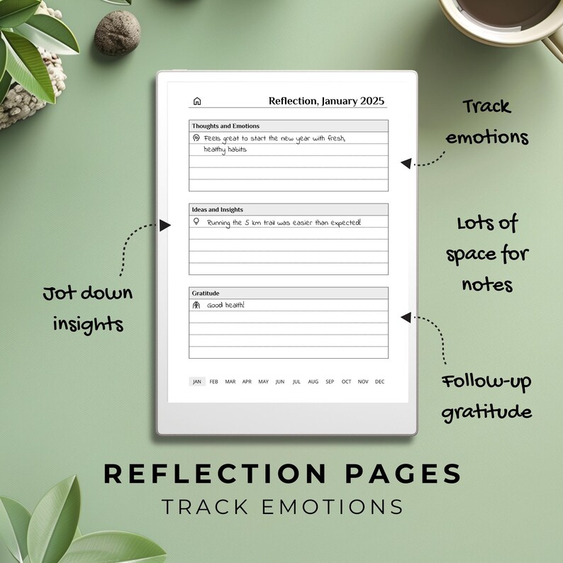 Habit Tracker for Remarkable Paper Pro, Rm2, Onyx Boox, E-ink Color ...