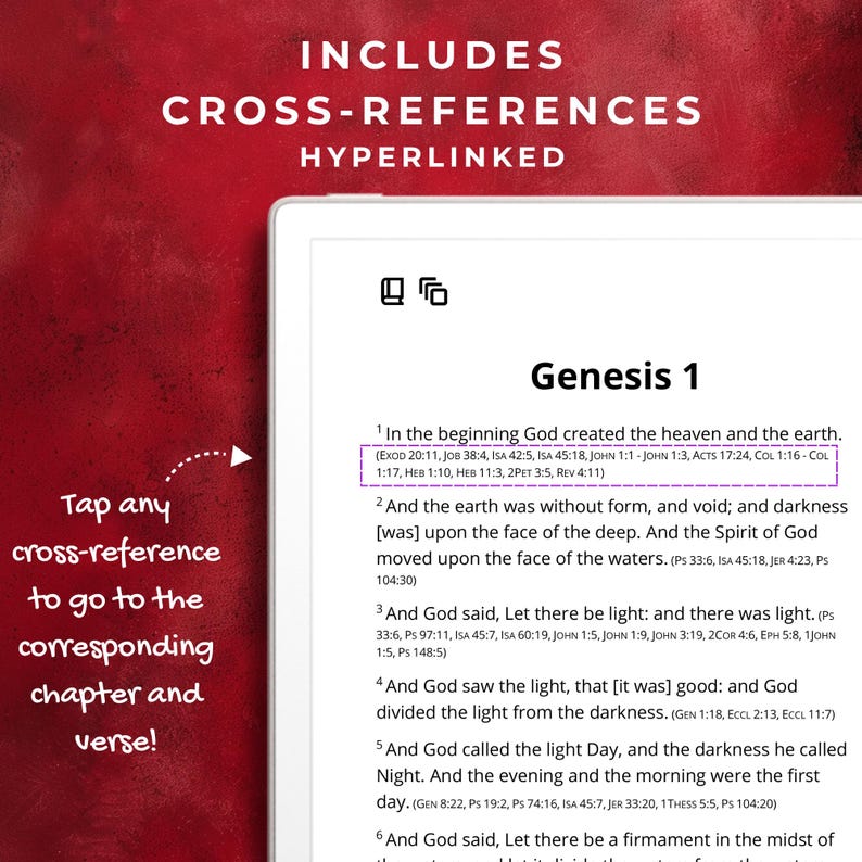 KJV Journaling Bible - Digital PDF – Cross-reference Bible for ...