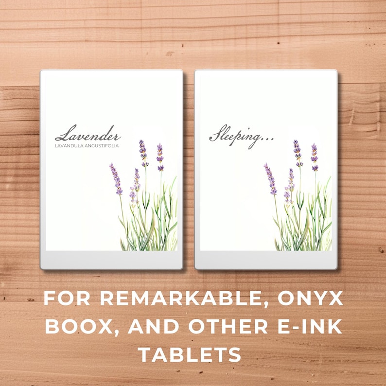 Sleep Screens for Remarkable Paper Pro, Onyx Boox, E-ink Color ...